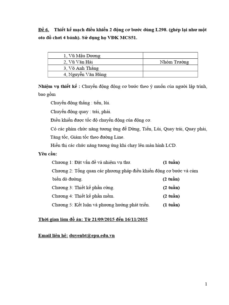 (123doc) Do An Thiet Ke Mach Dieu Khien 2 Dong Co Buoc Dung l298 Ghep Lai Nhu Mot o To Do Choi 4 ...