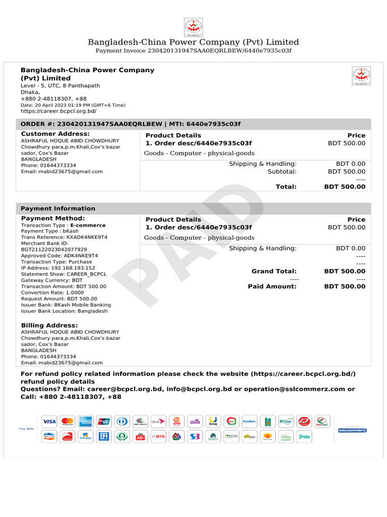 230420131947SAA0EQRLBEW | PDF | Services (Economics) | Financial Services