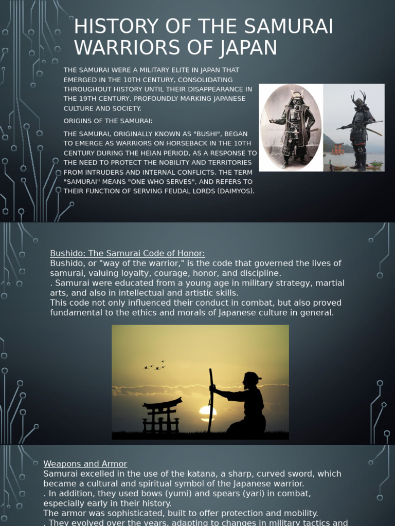 HISTORY OF THE SAMURAI WARRIORS OF JAPAN - English | PDF