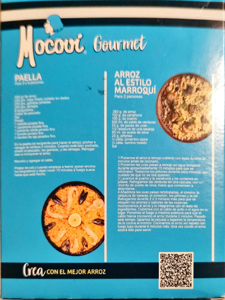 Arroz Mocovi Gourmet | PDF