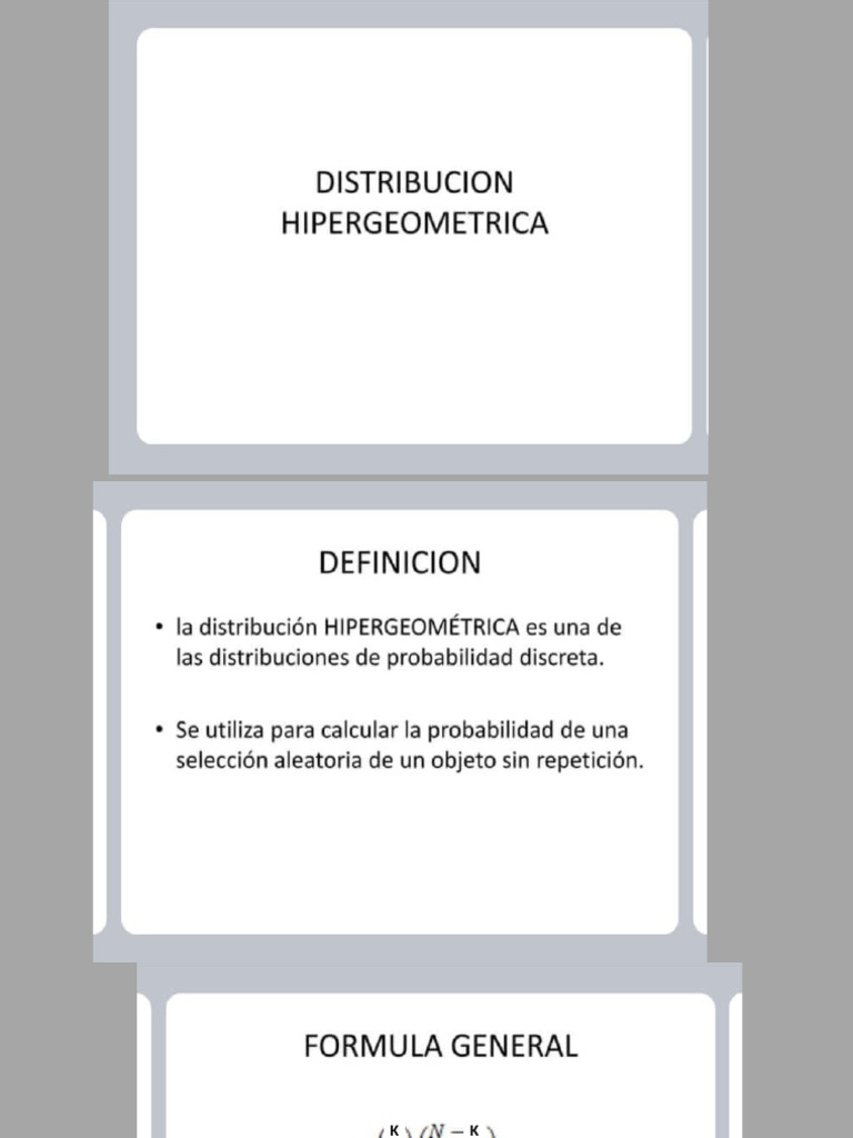 Distribucion Hipergeometrica | PDF