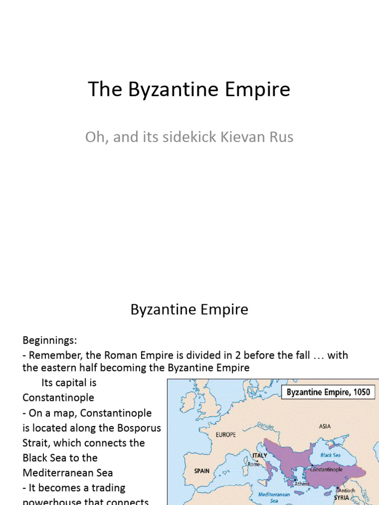 Byzantine Empire and Kievan Rus | PDF | Byzantine Empire