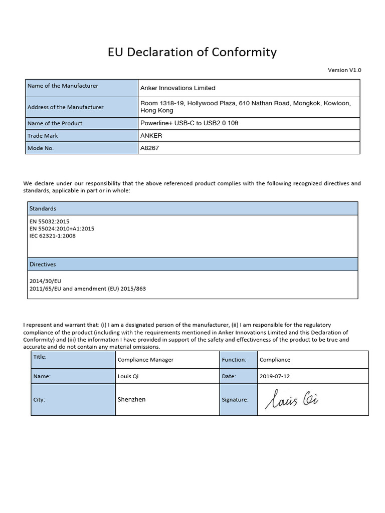 Cable Doc - A8267 | PDF