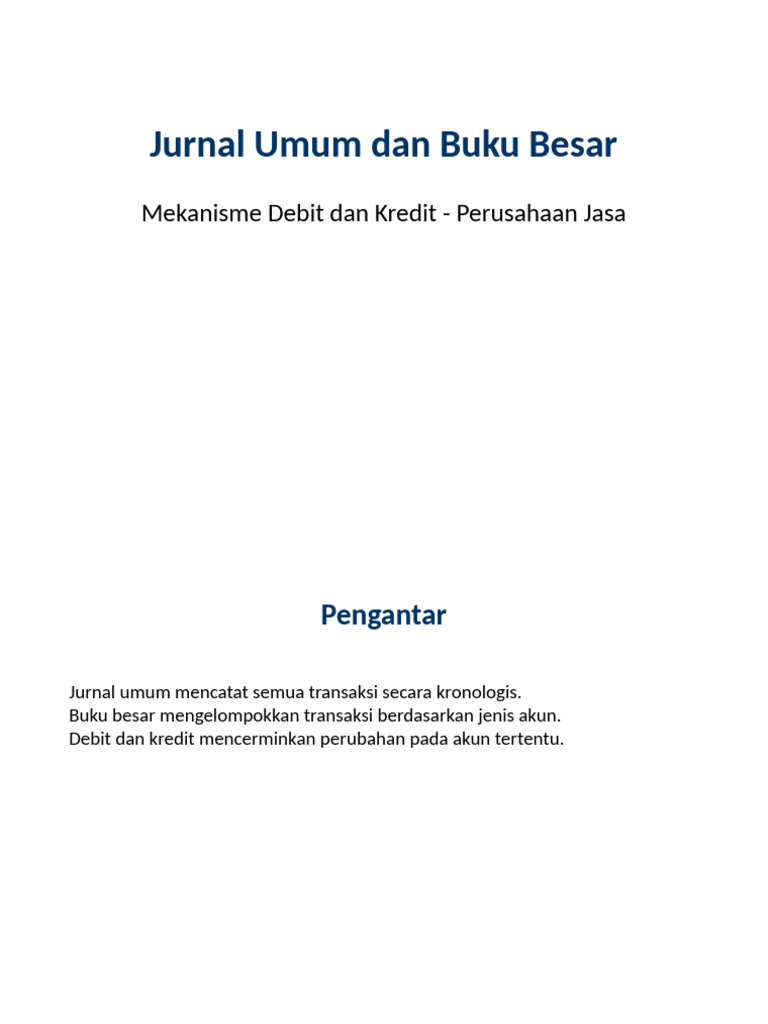 Jurnal BukuBesar Visual Menarik | PDF