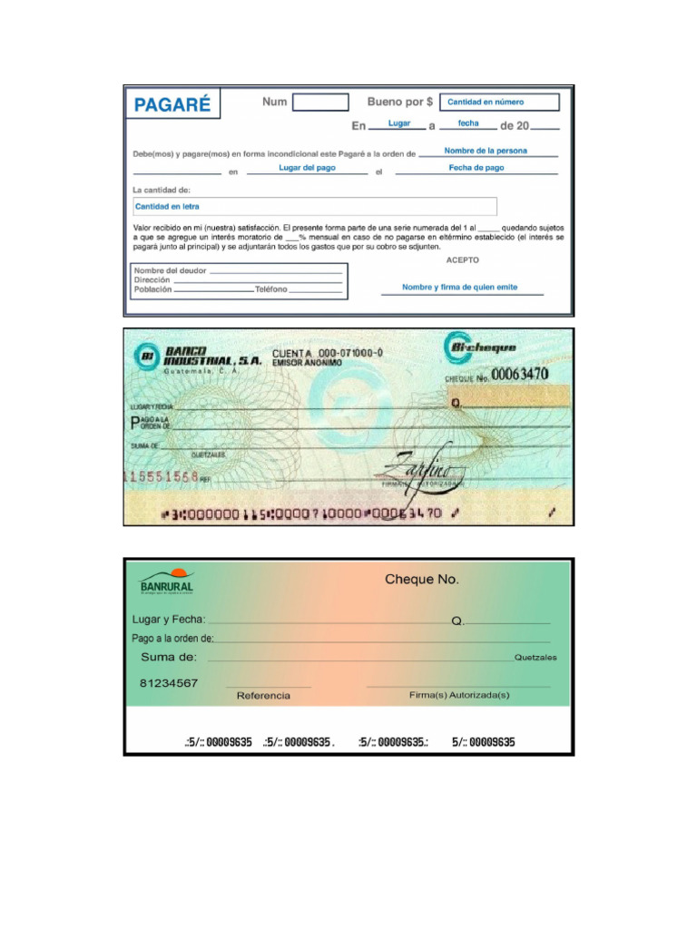 Cheques | PDF