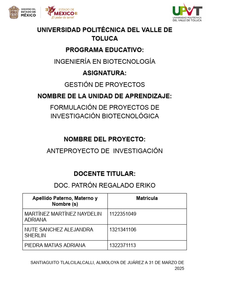 Gestión de proyectos | PDF | Bioinformática | Reacción en cadena de la polimerasa