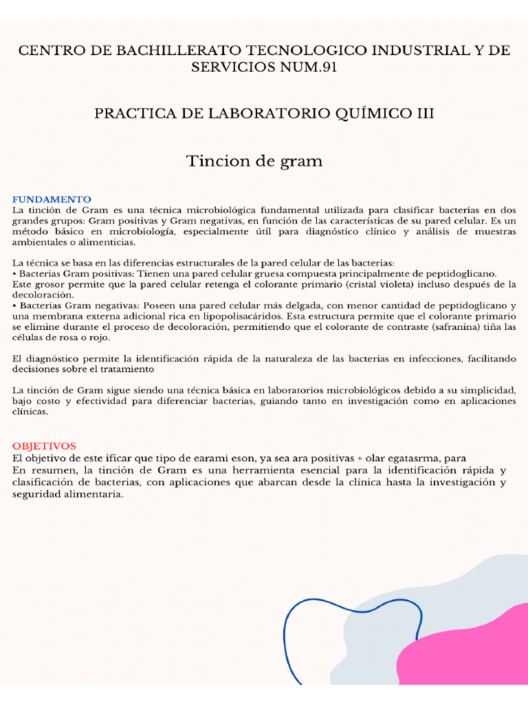 Tincion de gram | PDF