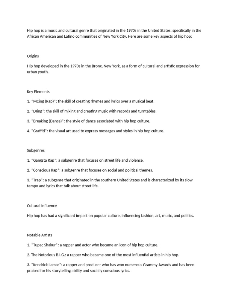 Hip Hop Is A Mu-WPS Office | PDF