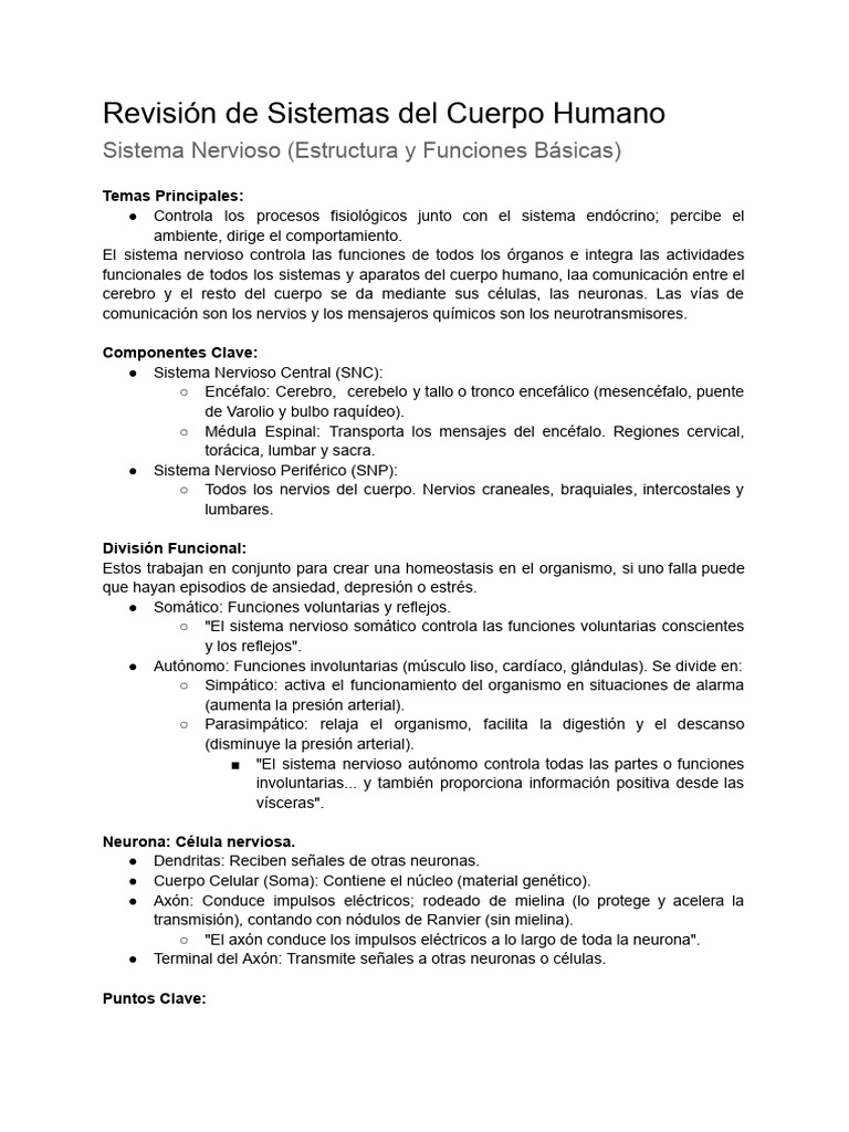 Sistemas Del Cuerpo Humano | PDF | Corazón | Sistema linfático