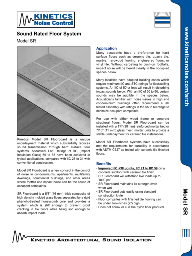 Kinetic SR Board (English) | PDF | Flooring | Concrete