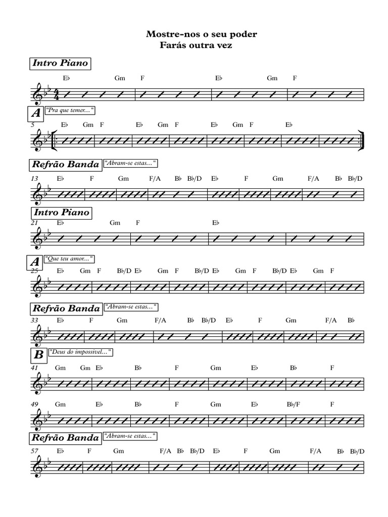 Medley Farás Outra Vez - 2 - Full Score | PDF