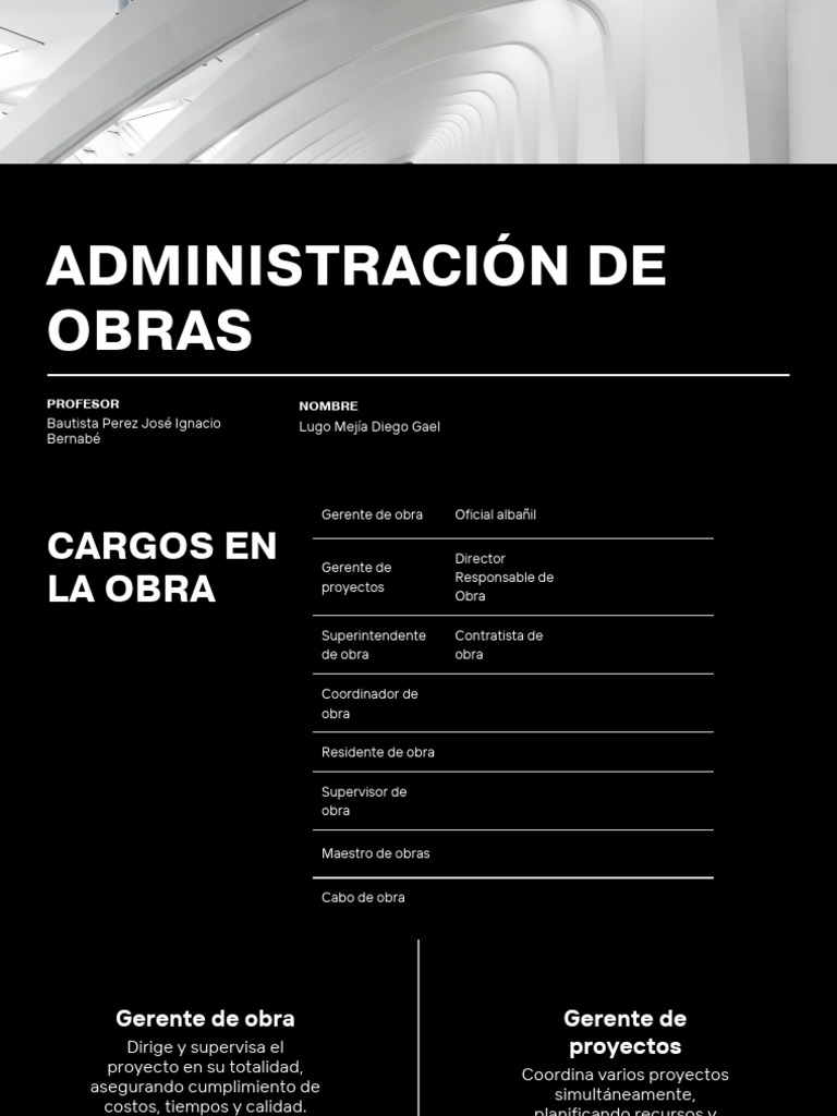 Admi de Obras PDF | PDF