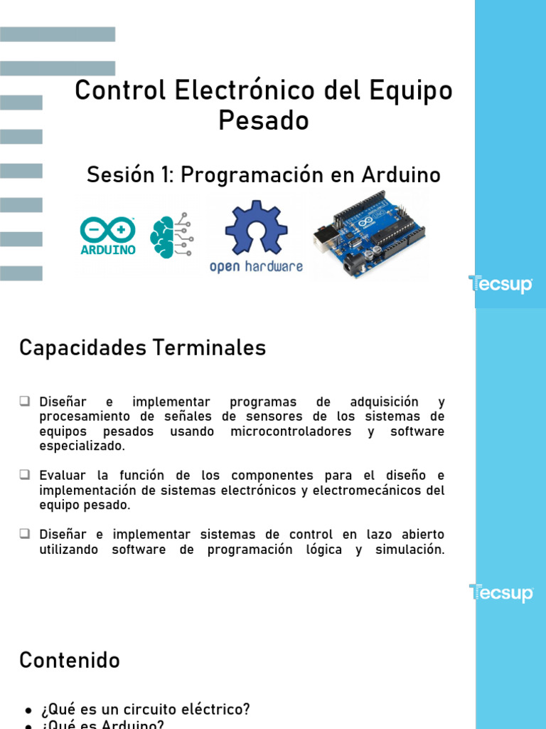 PPT_S01_programación y simulación | PDF | Microcontrolador | Arduino