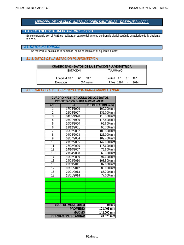 Drenaje - Molope | PDF | Precipitación | Hidrología