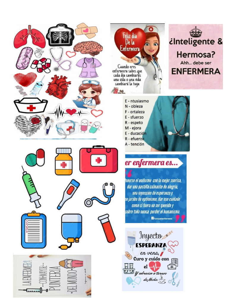 Stiker de Enfermeria Dia | PDF