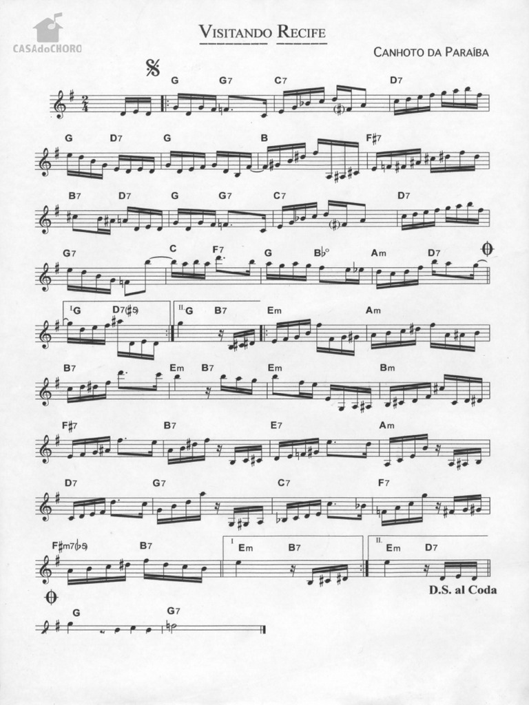 Canhoto Da Paraíba - Visitando Recife | PDF