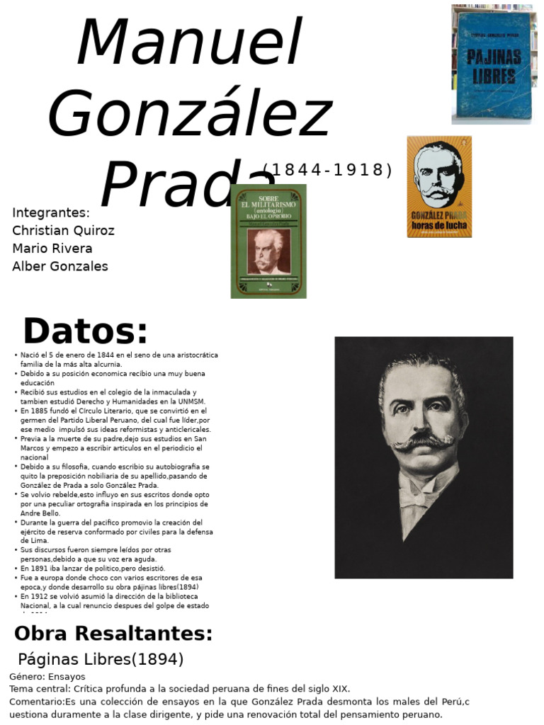 Manuel González Prada | PDF