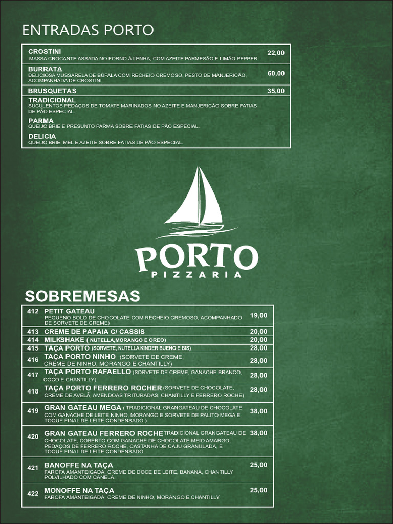 Menu Variado de Entradas e Pratos | PDF | Ingredientes de alimentos ...