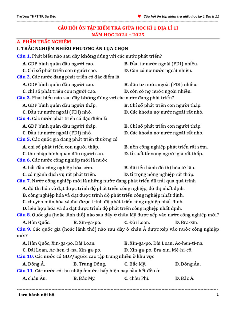 DE CUONG KTGHKI - K11 - NH24-25 (HS) | PDF