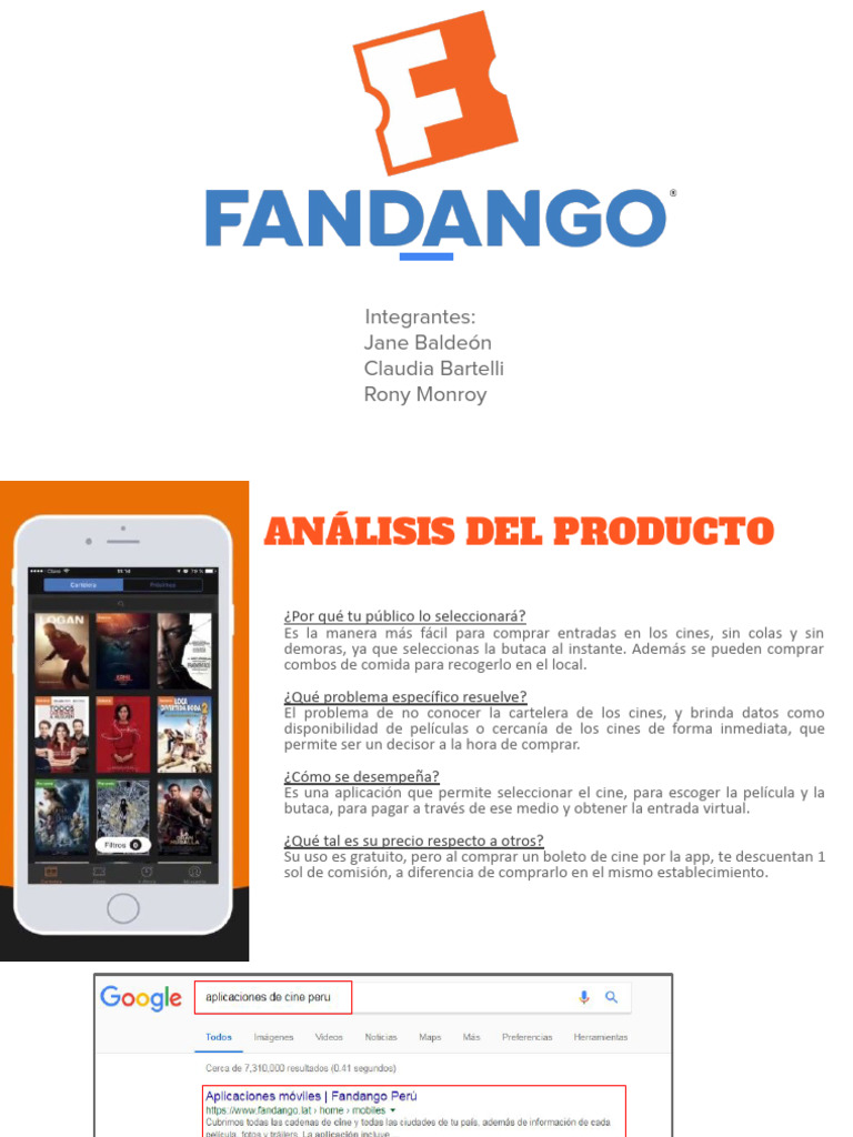 Fandango FINAL ESTRATEGIAS | PDF | Aplicación movil