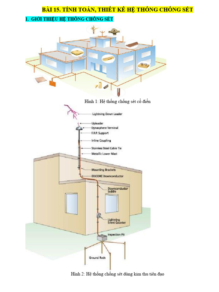 Buoi 15. Tính Toán Hệ Thống Chống Sét | PDF
