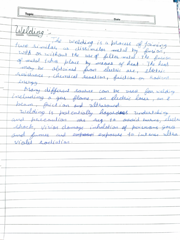 Welding Workshop | PDF