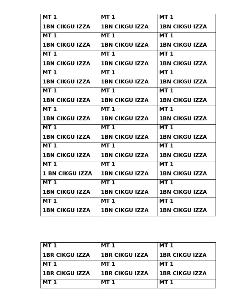 Label Buku Tulis MT | PDF