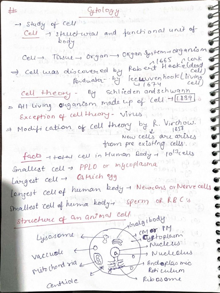GS Biology Notes | PDF