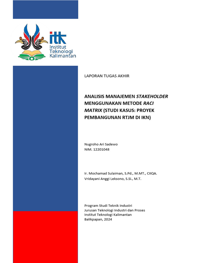 Tugas Akhir - Nugroho Ari Sadewo - 12201048 | PDF