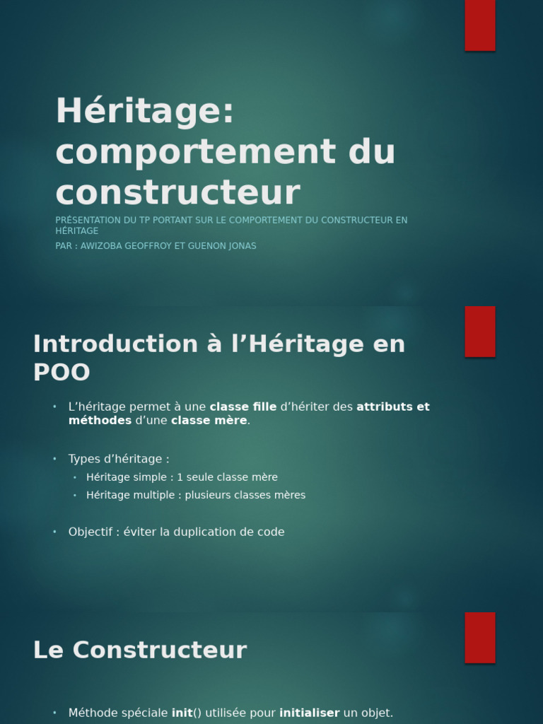 Héritage5] | PDF | Programmation informatique | Génie logiciel