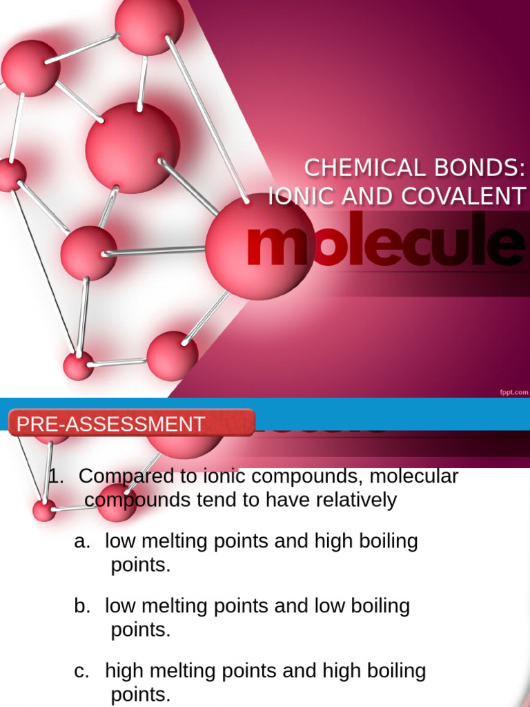 IONIC-AND-COVALENT-BOND | PDF | Chemical Bond | Ion