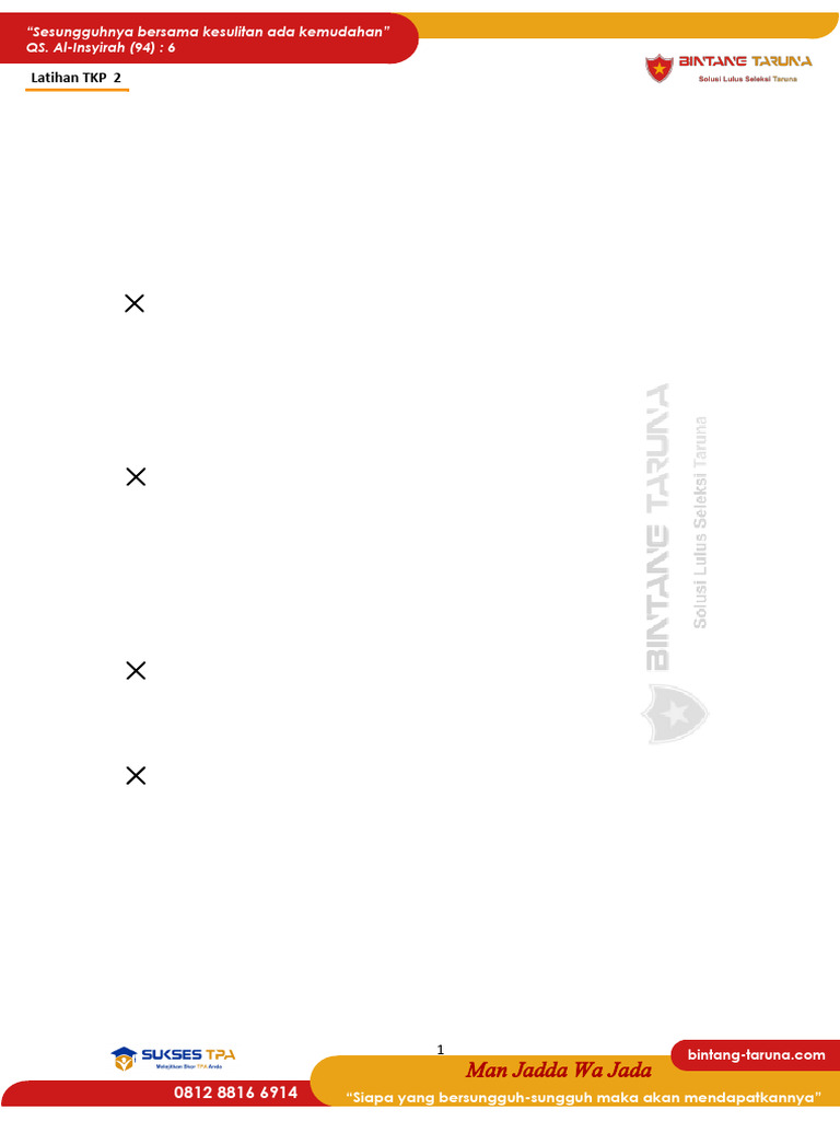 Latihan TKP 2 NEW | PDF