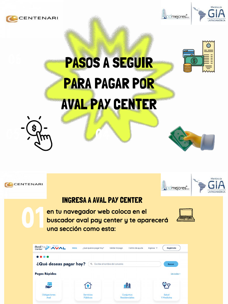 Pasos para Pagar Por Aval Pay Center | PDF