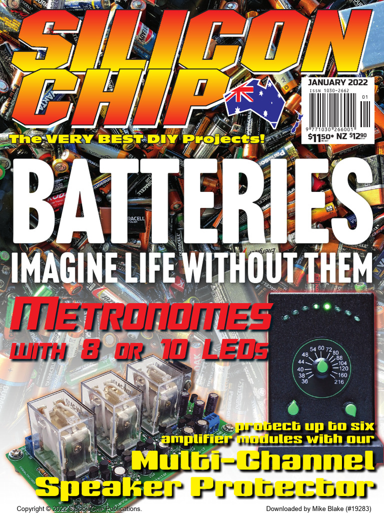 Silicon Chip Magazine 2022-01 Jan | PDF | Electronic Oscillator | Feedback