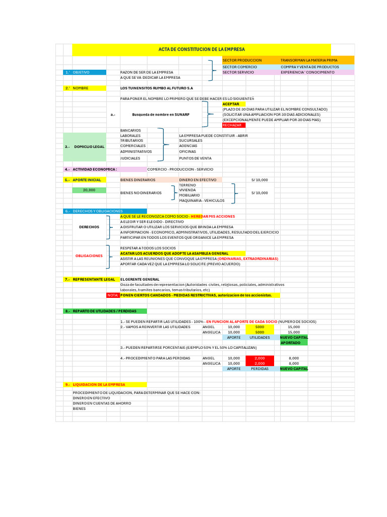 Pasos Para Constituir Una Empresa | PDF | Business | Economias