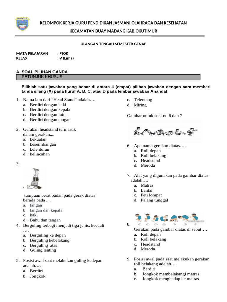 Soal Sts Kelas 5 S 2 | PDF