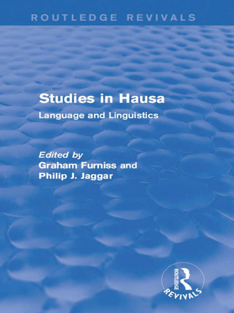 OceanofPDF - Com Studies in Hausa - Graham Furniss | PDF | Word ...