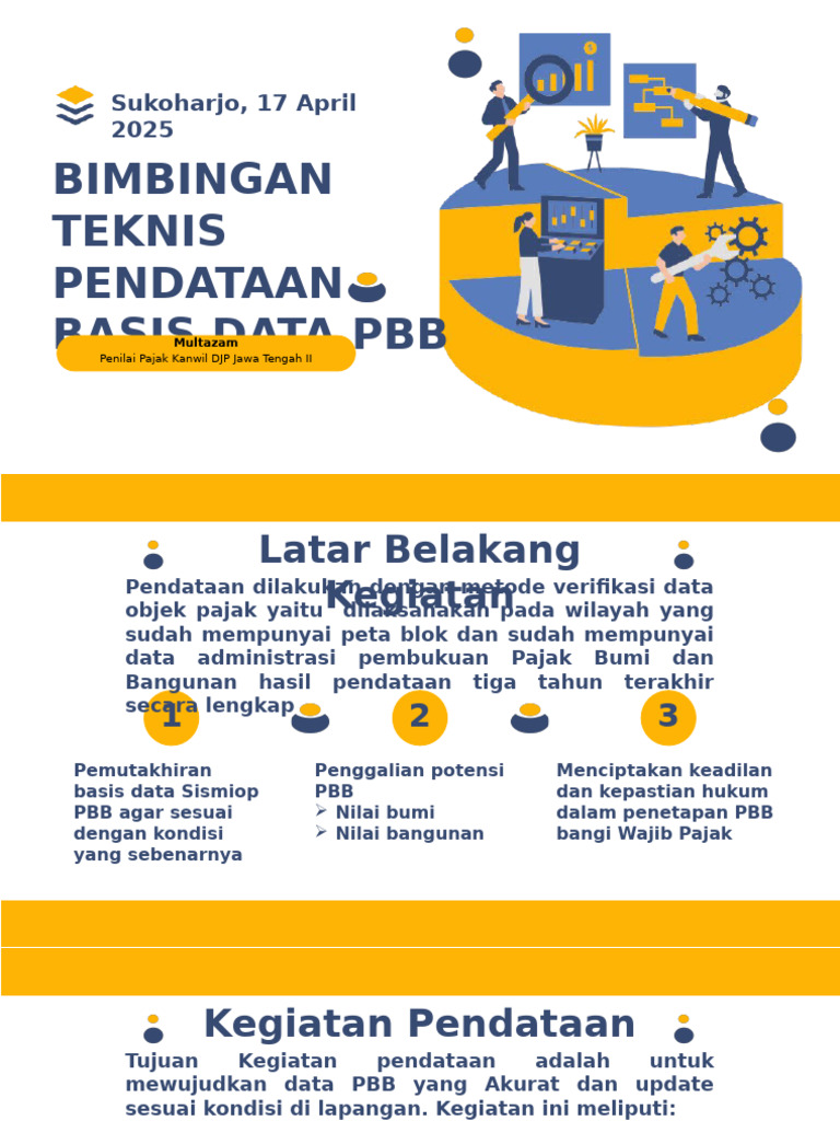 Materi Praktek Lapangan Pendataan PBB | PDF