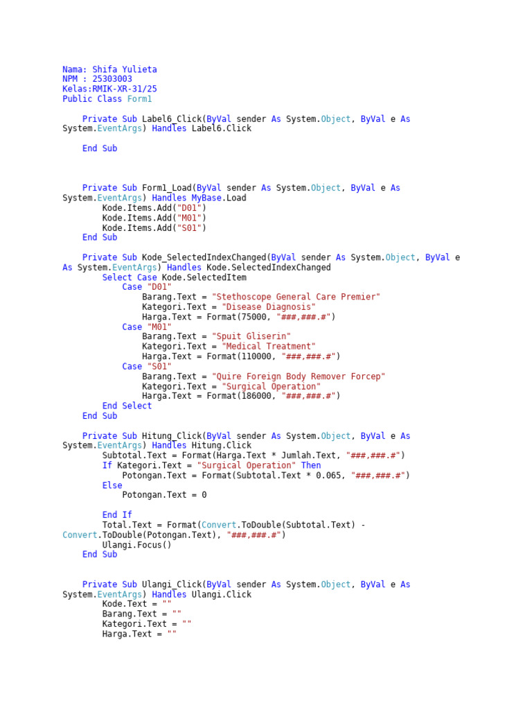 Uts Gadisa Sariah 25303004 | PDF