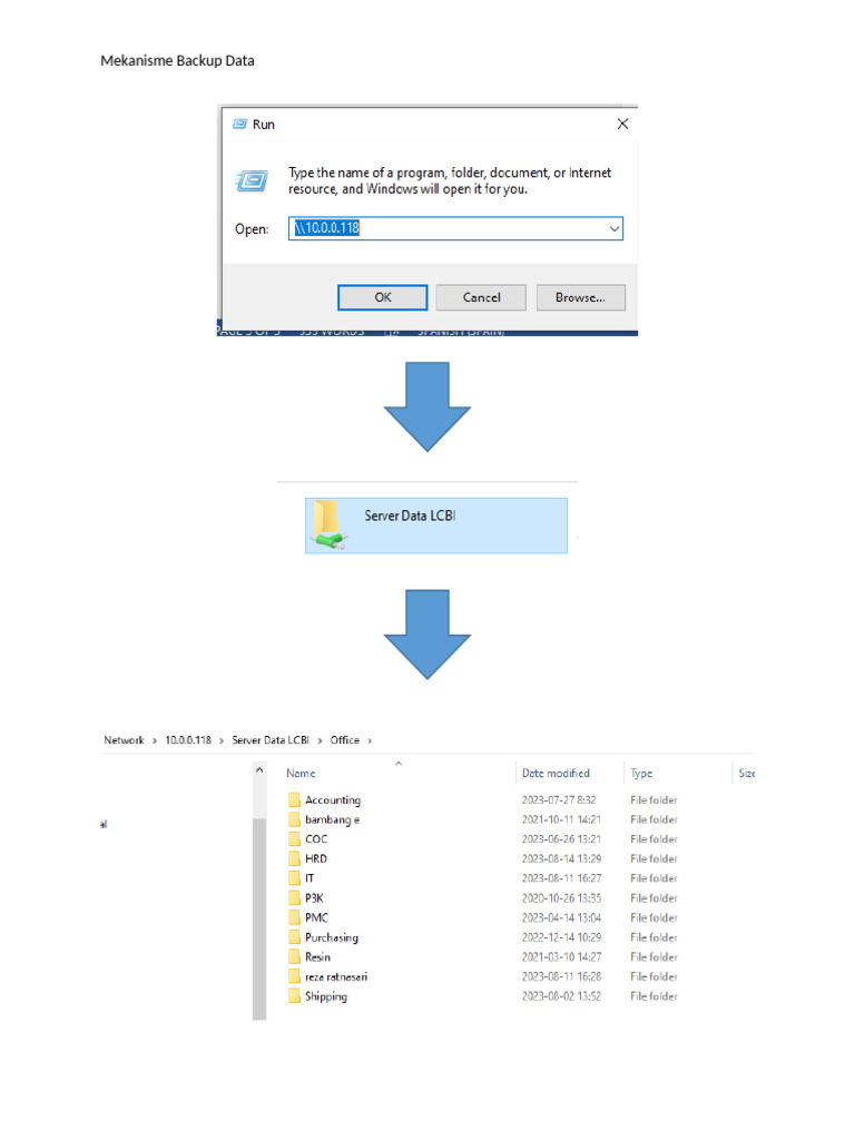 Mekanisme Backup Data | PDF