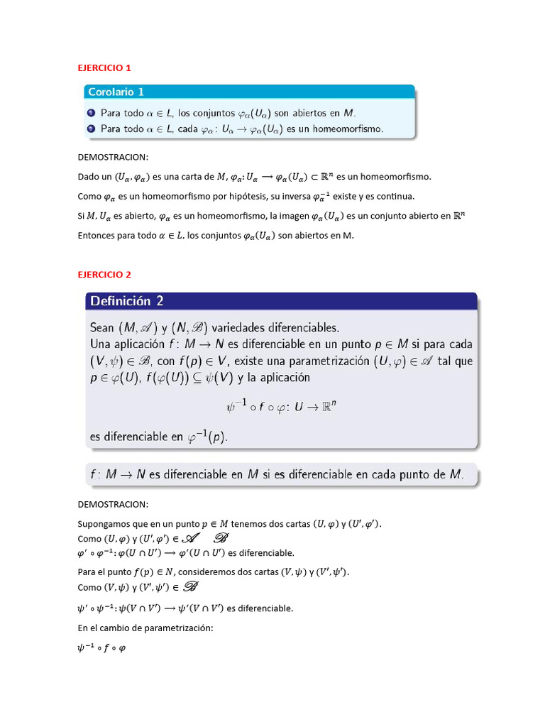 Tarea 1 - G.riemanniana | PDF | Espacio | Conceptos matemáticos