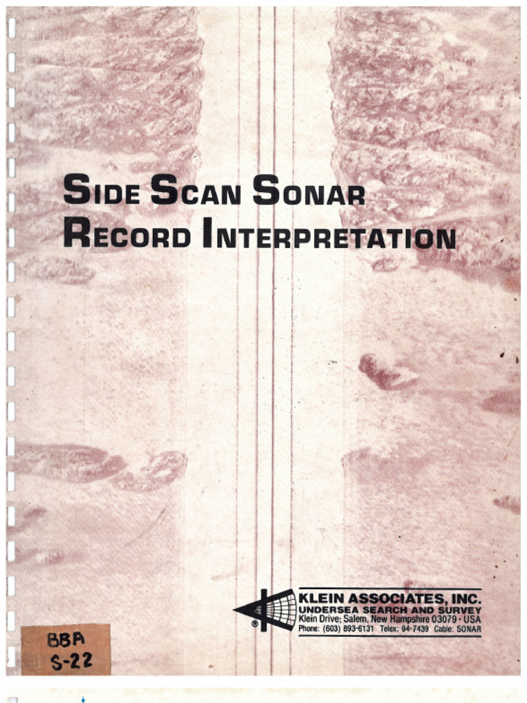 Side Scan Sonar Record Interpretation | PDF