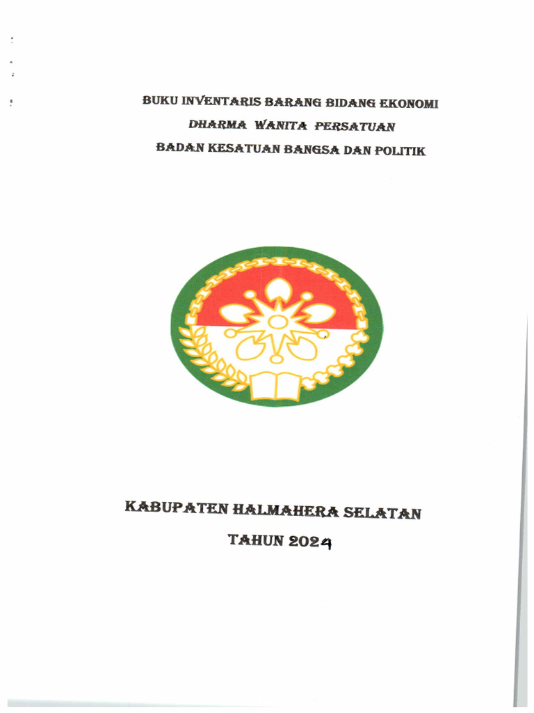 Buku Inventaris Barang | PDF