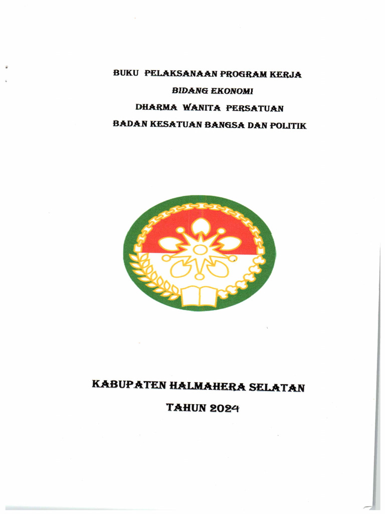 Buku Pelaksanaan Program Kerja | PDF