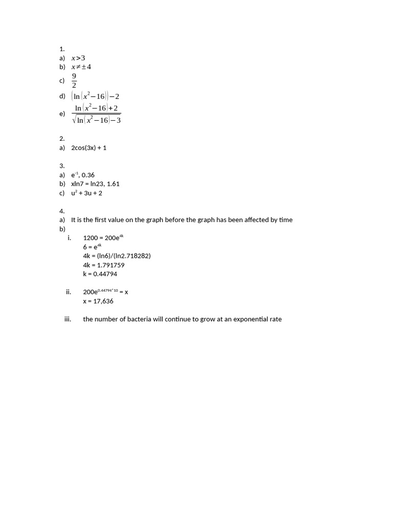 2017 Past Paper Test 1 | PDF