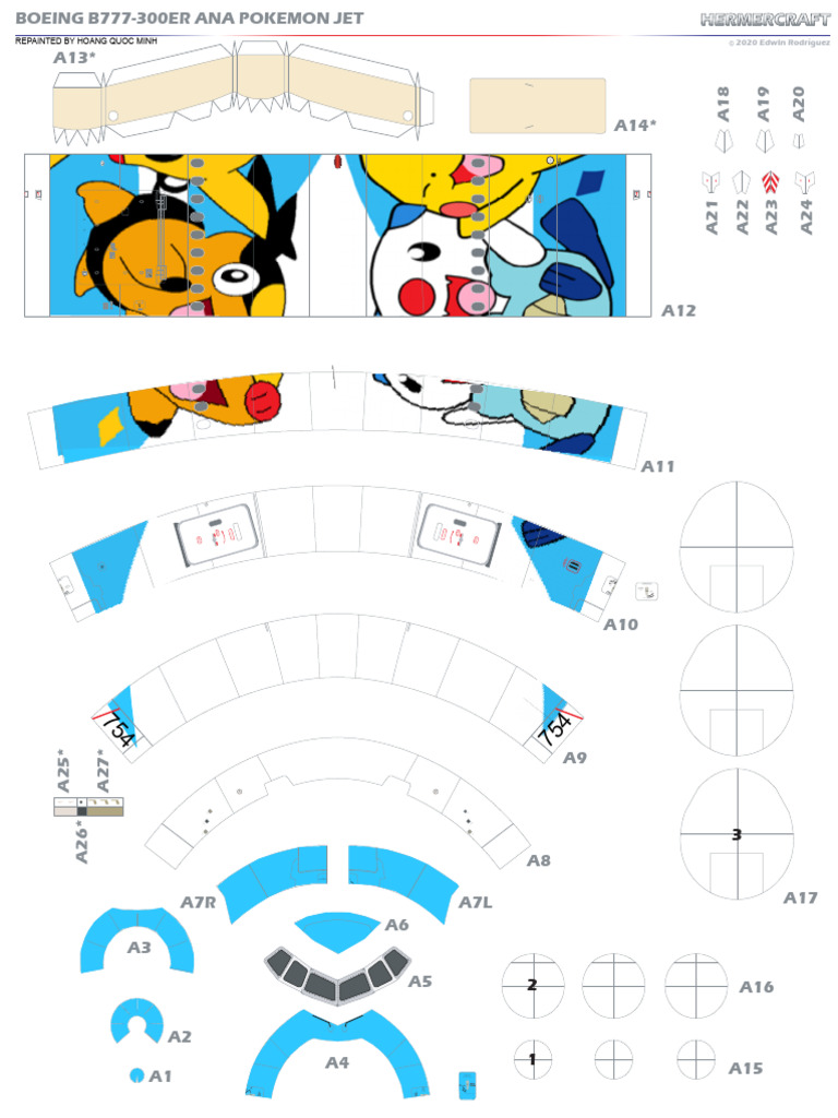 B777 300 Ana Pokemon Jet 1 | PDF