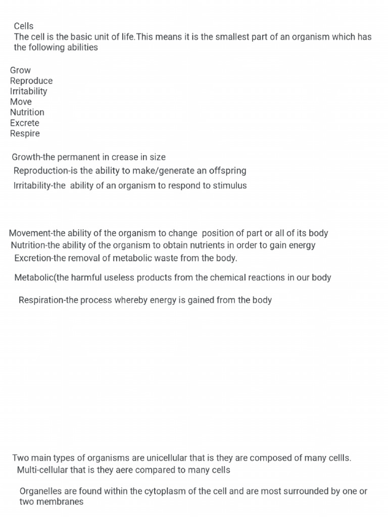 Bio Revision (Some) | PDF