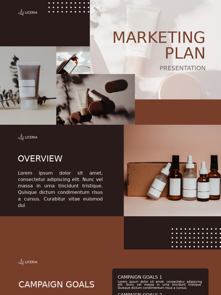 Brown Modern Creative Marketing Plan Presentation | PDF