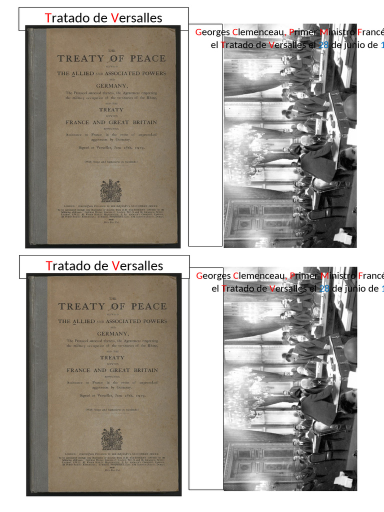 Tratado de Versalles | PDF