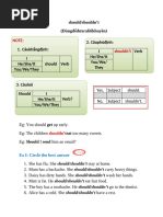 Should and Shouldnt Exercise | PDF